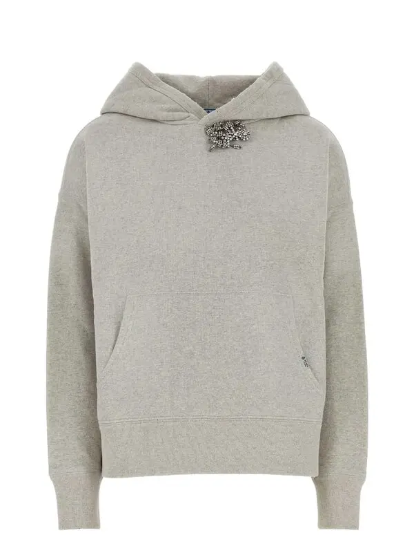 Prada Cotton Oversize Sweatshirt - Gray