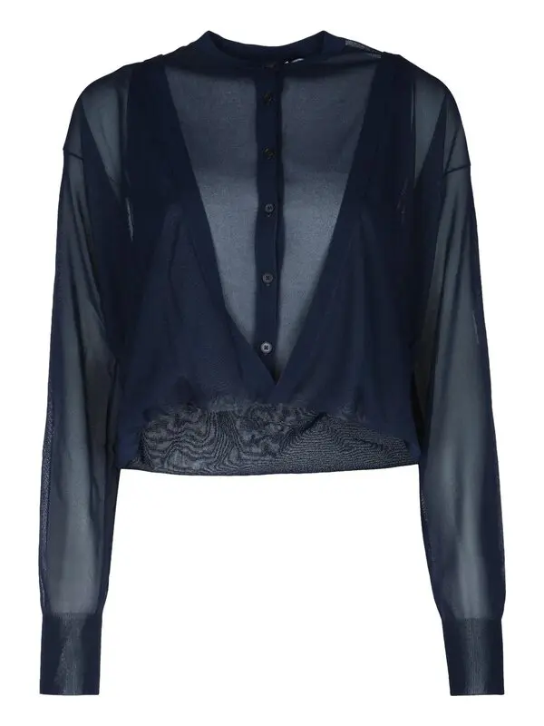 Alaïa Folded Cardigan - Multicolor