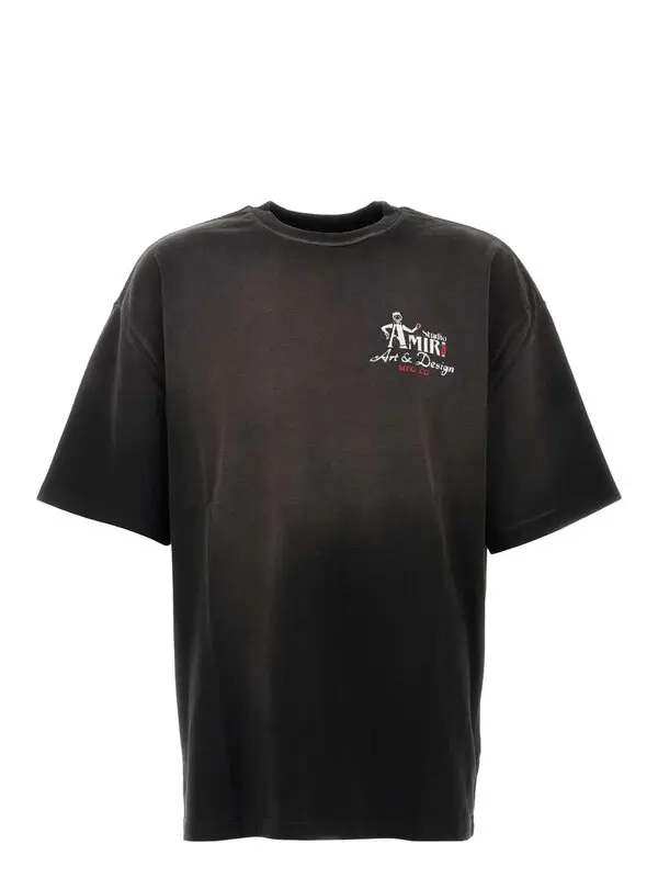 Amiri Cotton Oversize T-shirt - Black