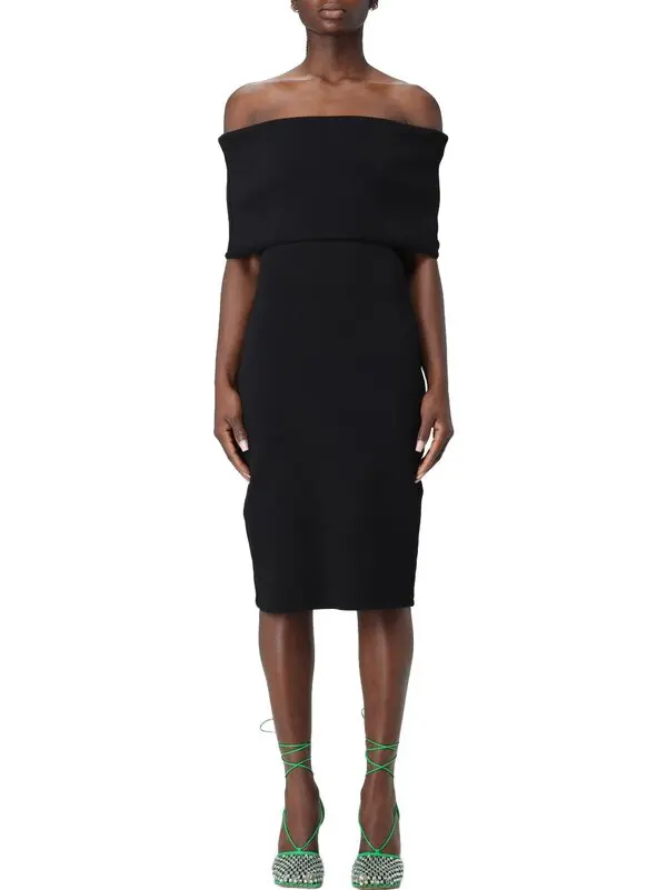 Bottega Veneta Off-the-shoulder Dress - Black