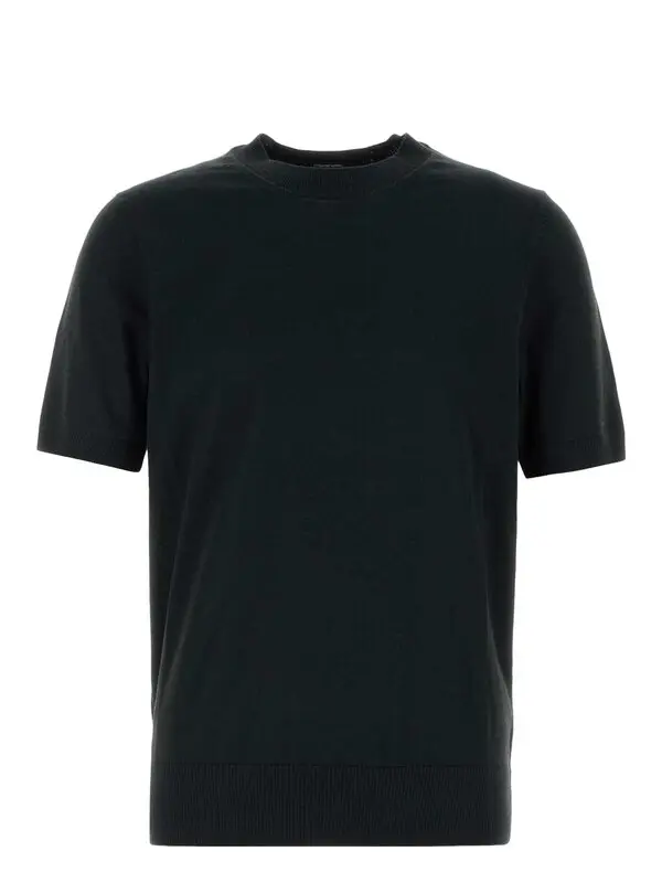 BOSS Cotton Sweater - Black