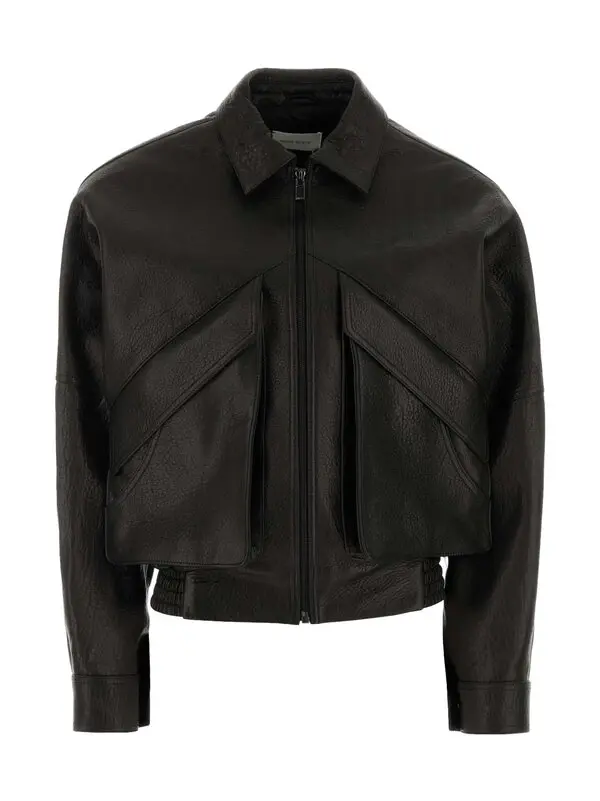 Magda Butrym Leather Jacket - Black
