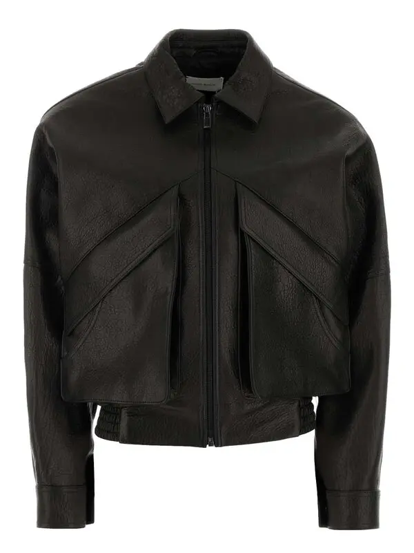 Magda Butrym Leather Jacket - Black