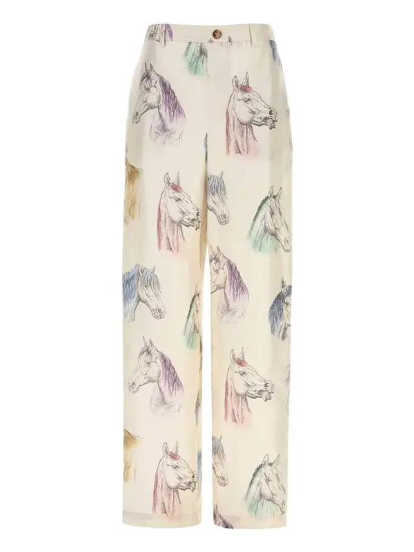 Moschino Animal Print Pants - Multicolor