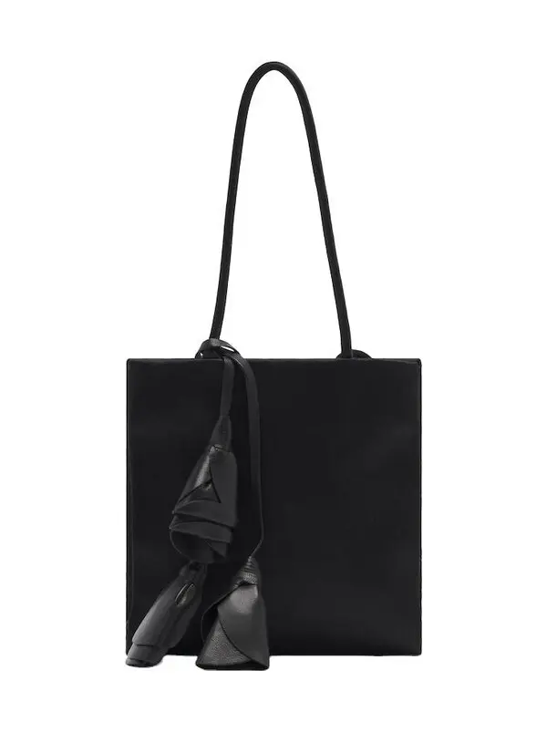 Magda Butrym Julia Small Satin Shoulder Bag - Black