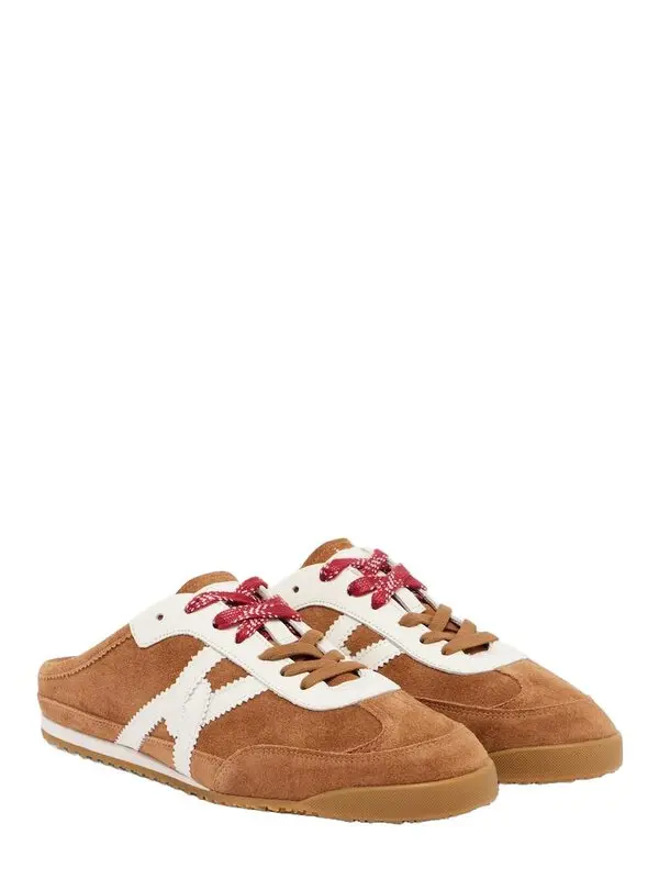 Veronica Beard Nicoline Suede Mules - Brown