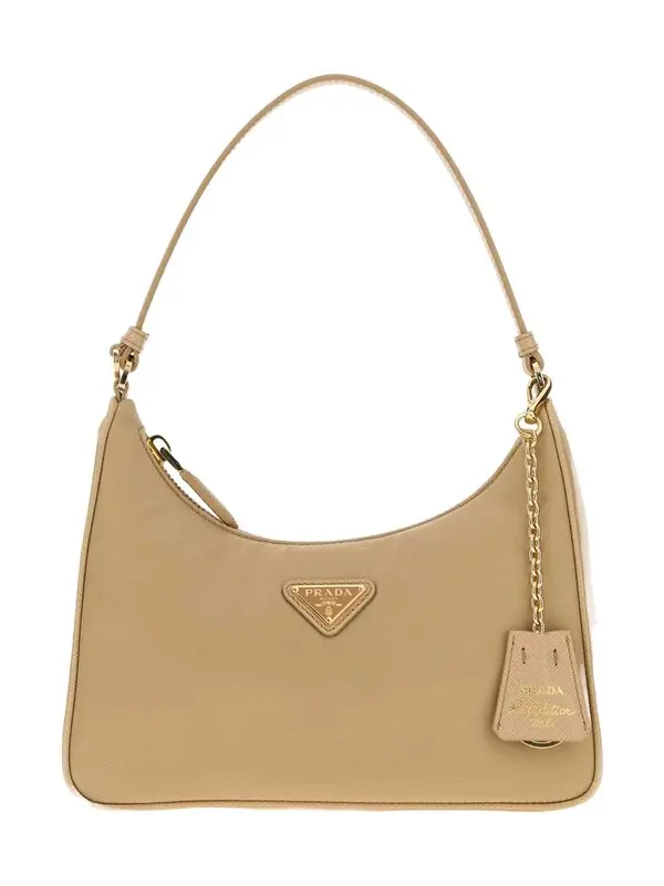 Prada Beige Re-nylon Re-edition 2005 Shoulder Bag - Brown