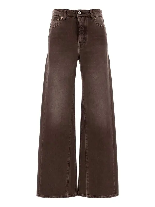 Our Legacy Denim Wide-leg Jeans - Brown