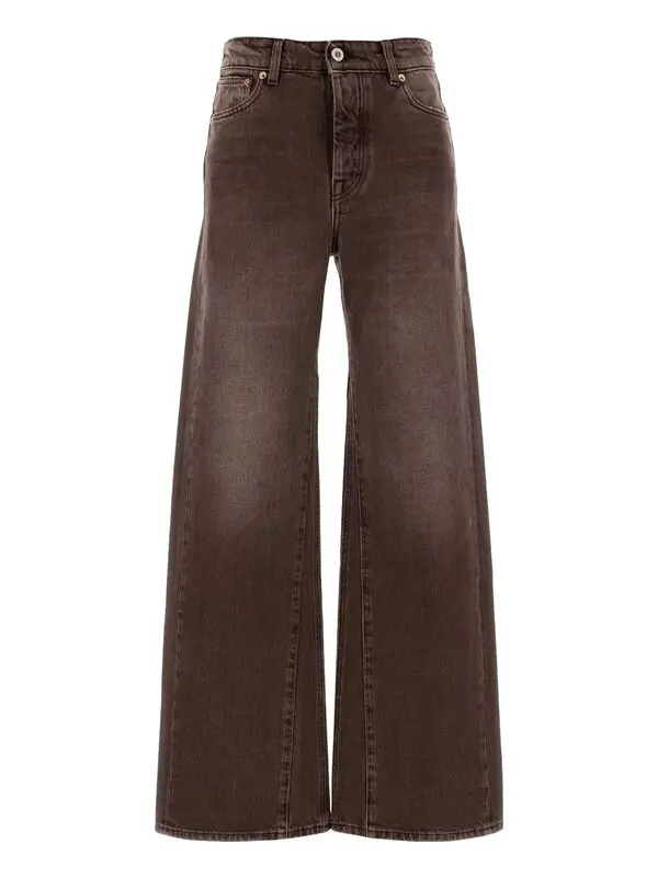 Our Legacy Denim Wide-leg Jeans - Brown