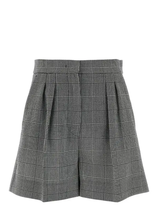 Max Mara Embroidered Wool Agoraio Shorts - Multicolor