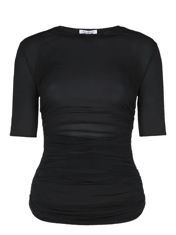 Alaïa Pleated T-shirt - Multicolor
