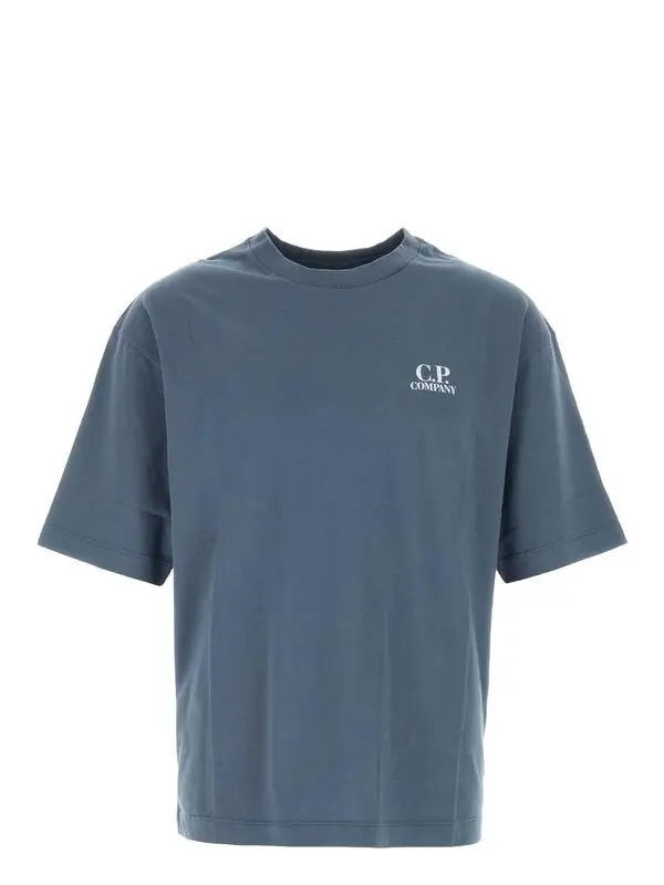 C.P. COMPANY Denim Cotton T-shirt - Blue