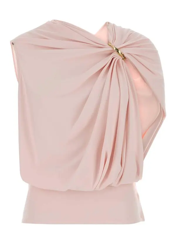 Sportmax Stretch Viscose Lacuna Top - Pink