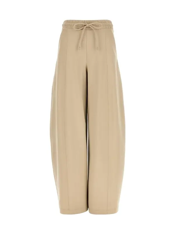 Max Mara Beige Nylon Blend Olmo Joggers - Brown