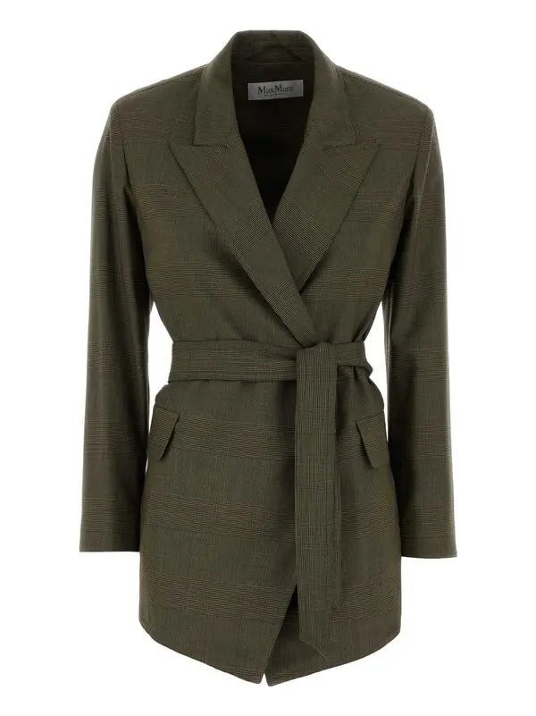 Max Mara Embroidered Wool Nasello Blazer - Multicolor