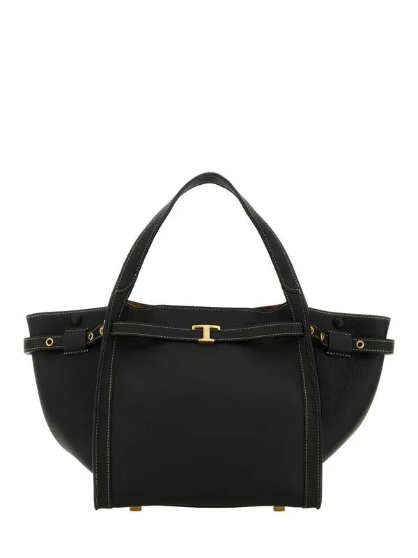 TOD'S Leather Small Handbag - Black