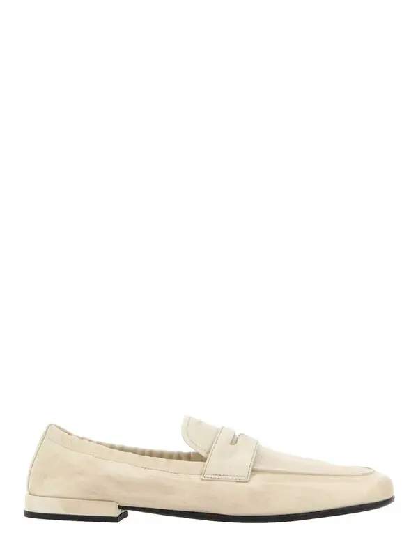 Prada Leather Loafers - White