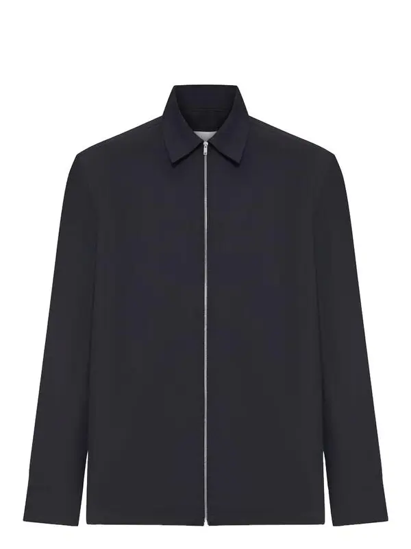 JIL SANDER Cotton Poplin Shirt - Black