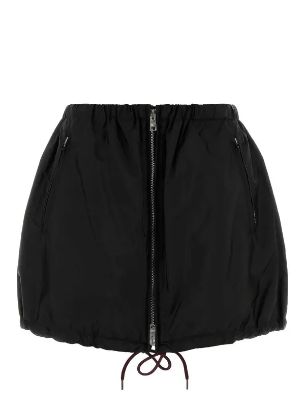 Prada Re-nylon Mini Skirt - Black