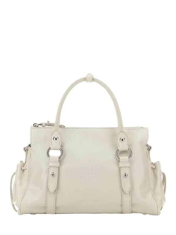 Miu Miu Leather Handbag - White