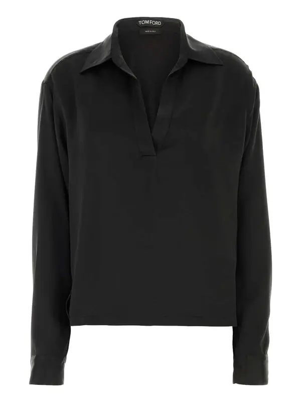 TOM FORD Satin Blouse - Black