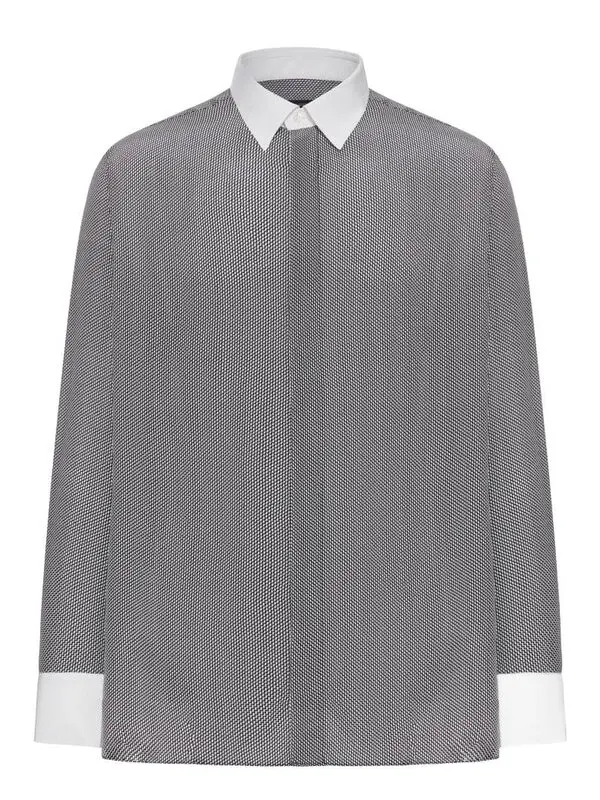 TOM FORD Silk Shirt With Graphic Print - Multicolor