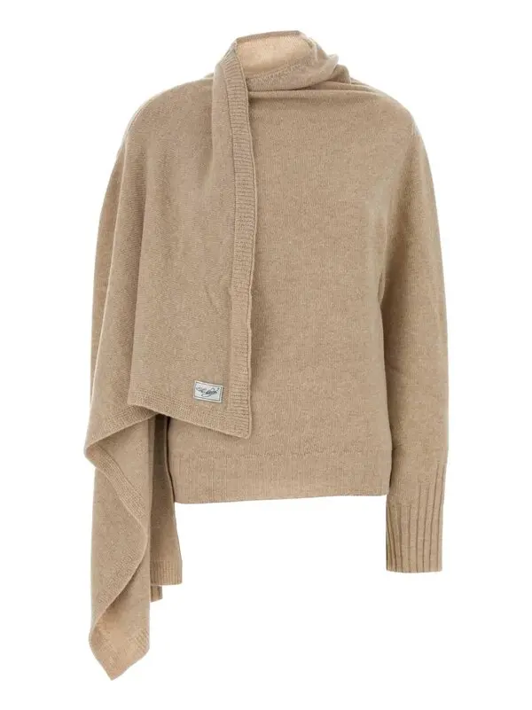 Attico Wool Sweater - Brown