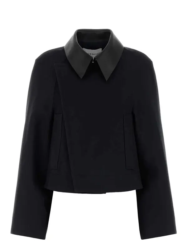 Givenchy Cotton Blend Jacket - Black