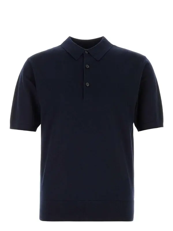 Dries Van Noten Navy Wool Murice Solo Shirt - Blue