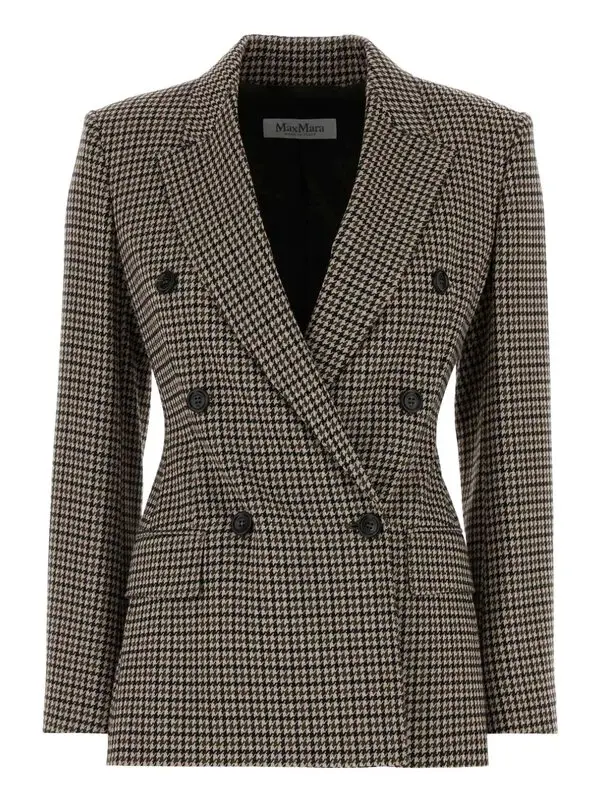 Max Mara Embroidered Viscose Blend Blazer - Multicolor