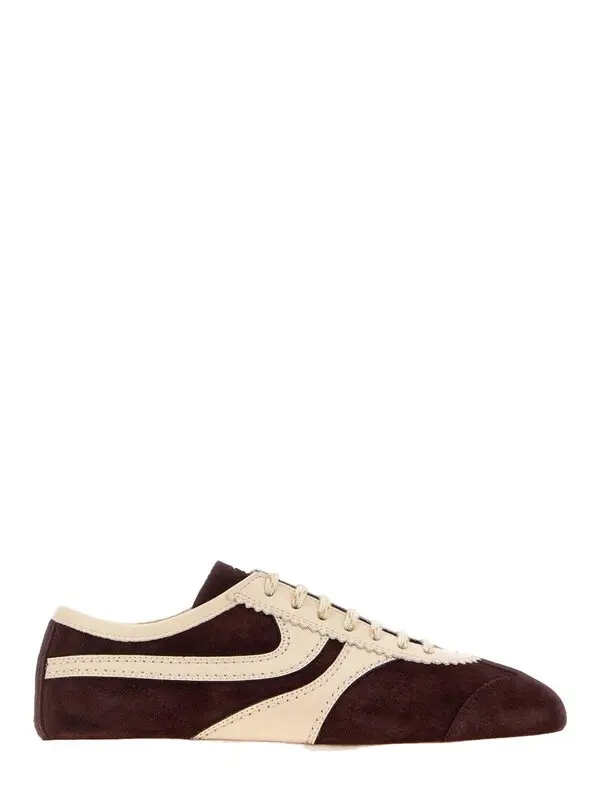 Dries Van Noten Grape Suede Sneakers - Purple