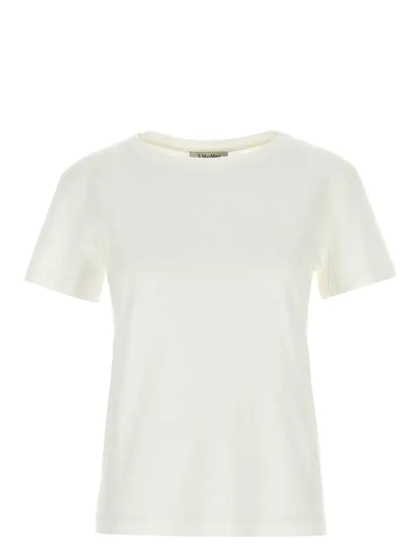 Max Mara Cotton And Modal Segale T-shirt - White