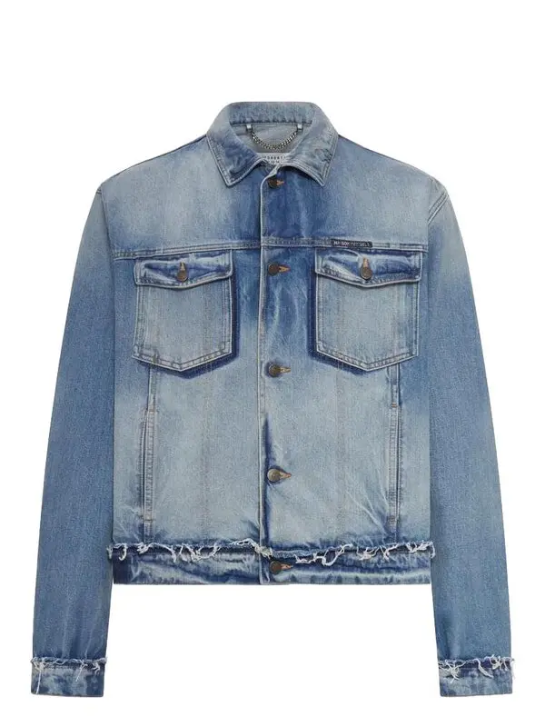 MAISON MARGIELA Cotton Denim Caban - Multicolor