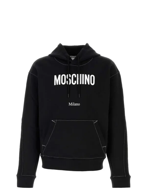 Moschino Cotton Sweatshirt - Black