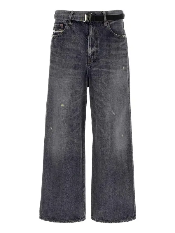 Sacai Denim Jeans - Black