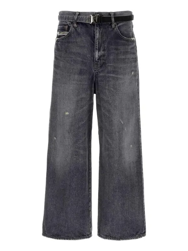 Sacai Denim Jeans - Black
