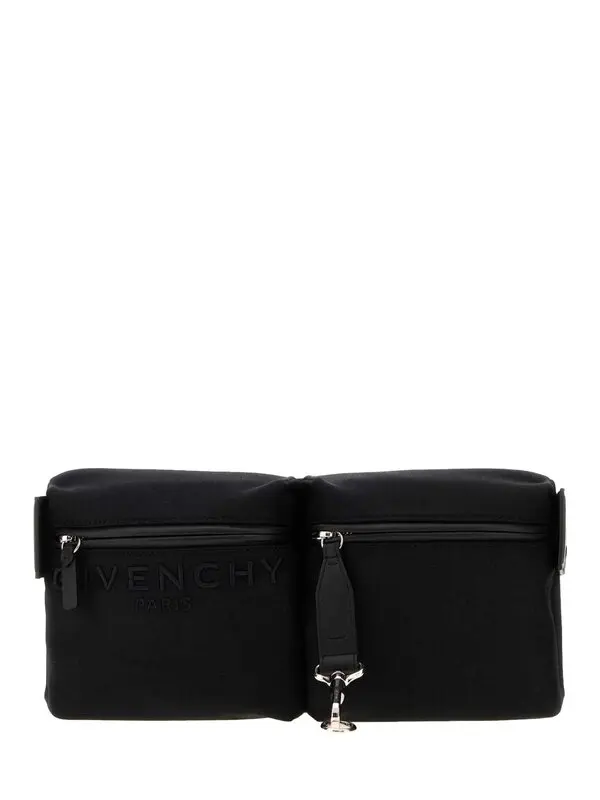 Givenchy Canvas Cargo Belt Bag - Black