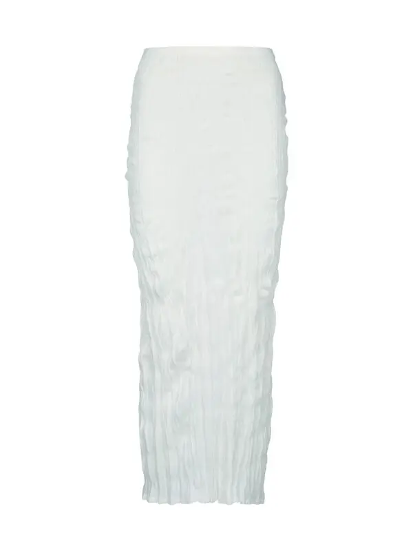 TOTEME Crinkled Knit Skirt - Multicolor