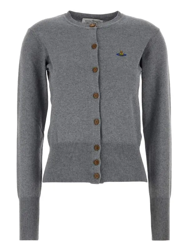 VIVIENNE WESTWOOD Bea Cardigan - Gray