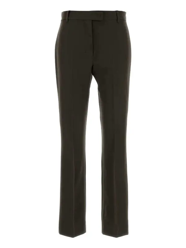 Max Mara S Mud Stretch Cotton Blend Fatina Pant - Brown
