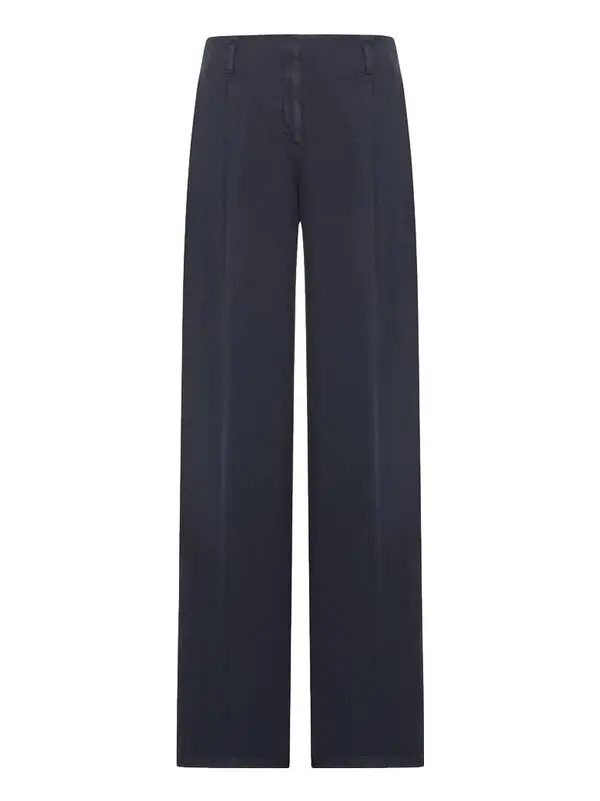 GOLDEN GOOSE Cotton Denim Trousers With Lived-in Treatment - Black