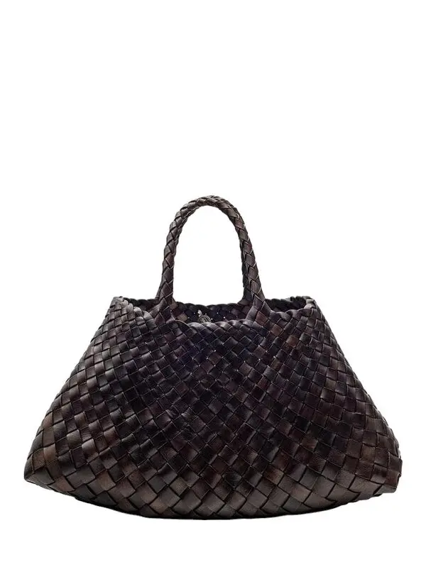 Dragon Diffusion Santa Croce Small Leather Bag - Brown