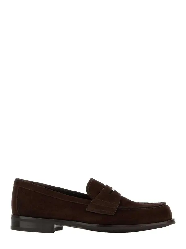 Prada Suede Loafers - Brown