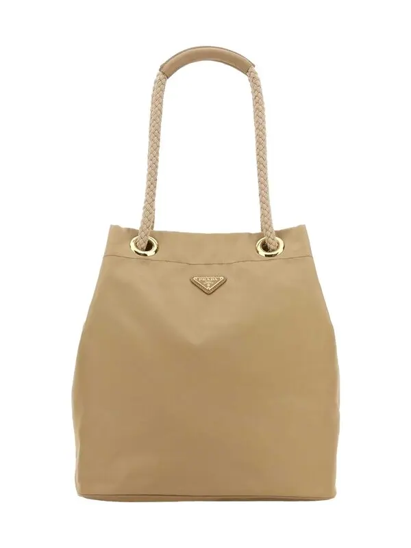 Prada Re-nylon Large Mariner Bucket Bag - Brown