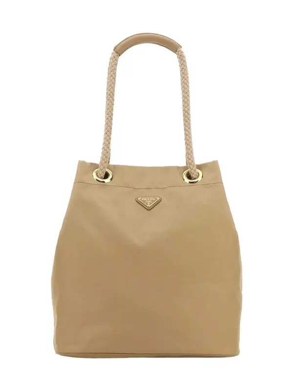 Prada Re-nylon Bucket Bag - Brown