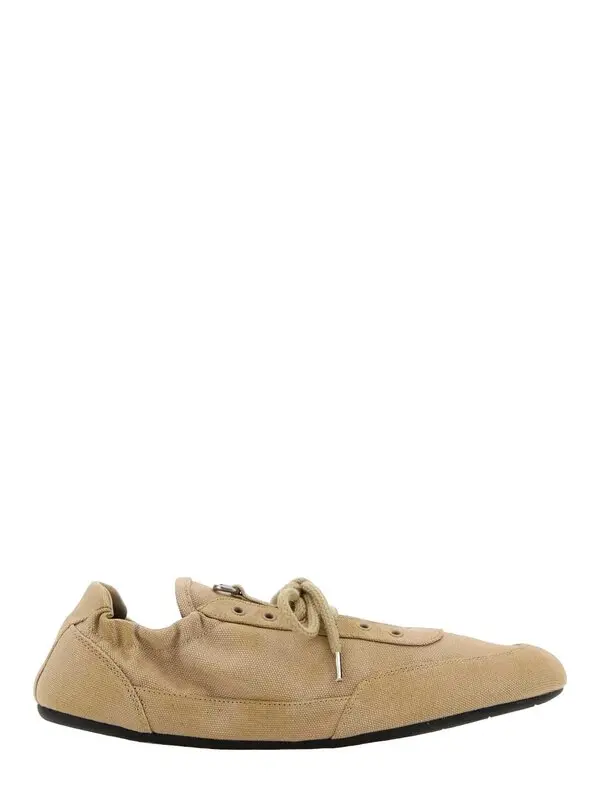 Prada Canvas Collapse Sneakers - Brown