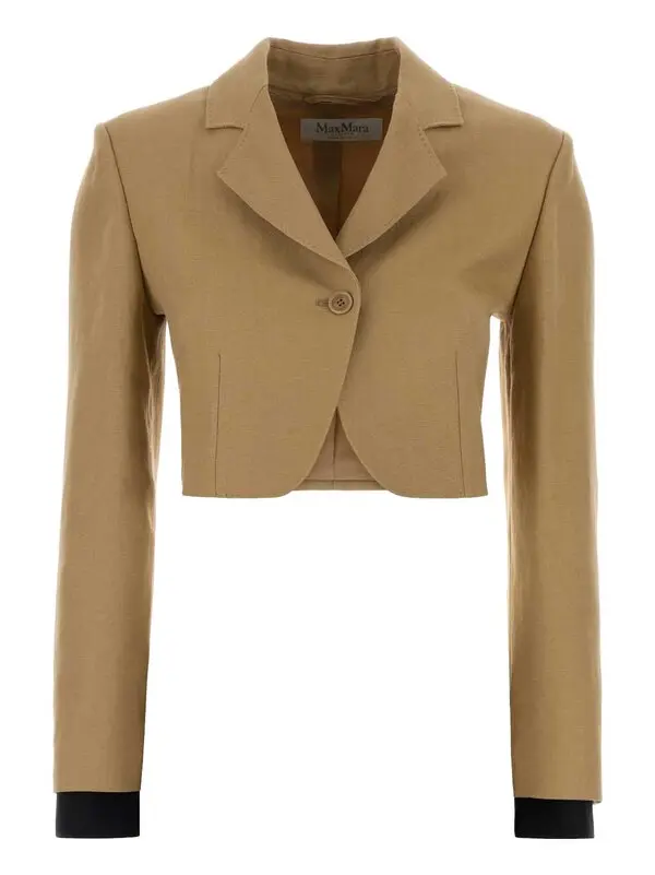 Max Mara Linen Blazer - Brown