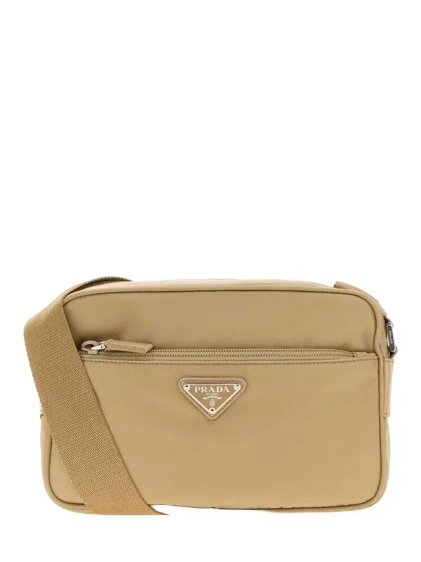 Prada Re-nylon Cross Body Bag - Brown