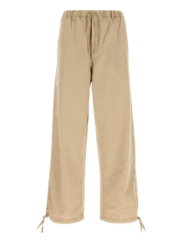 FERRAGAMO Cotton-blend Pants - Brown