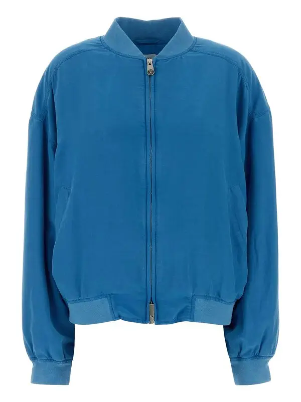Versace Light- Poplin Jacket - Blue